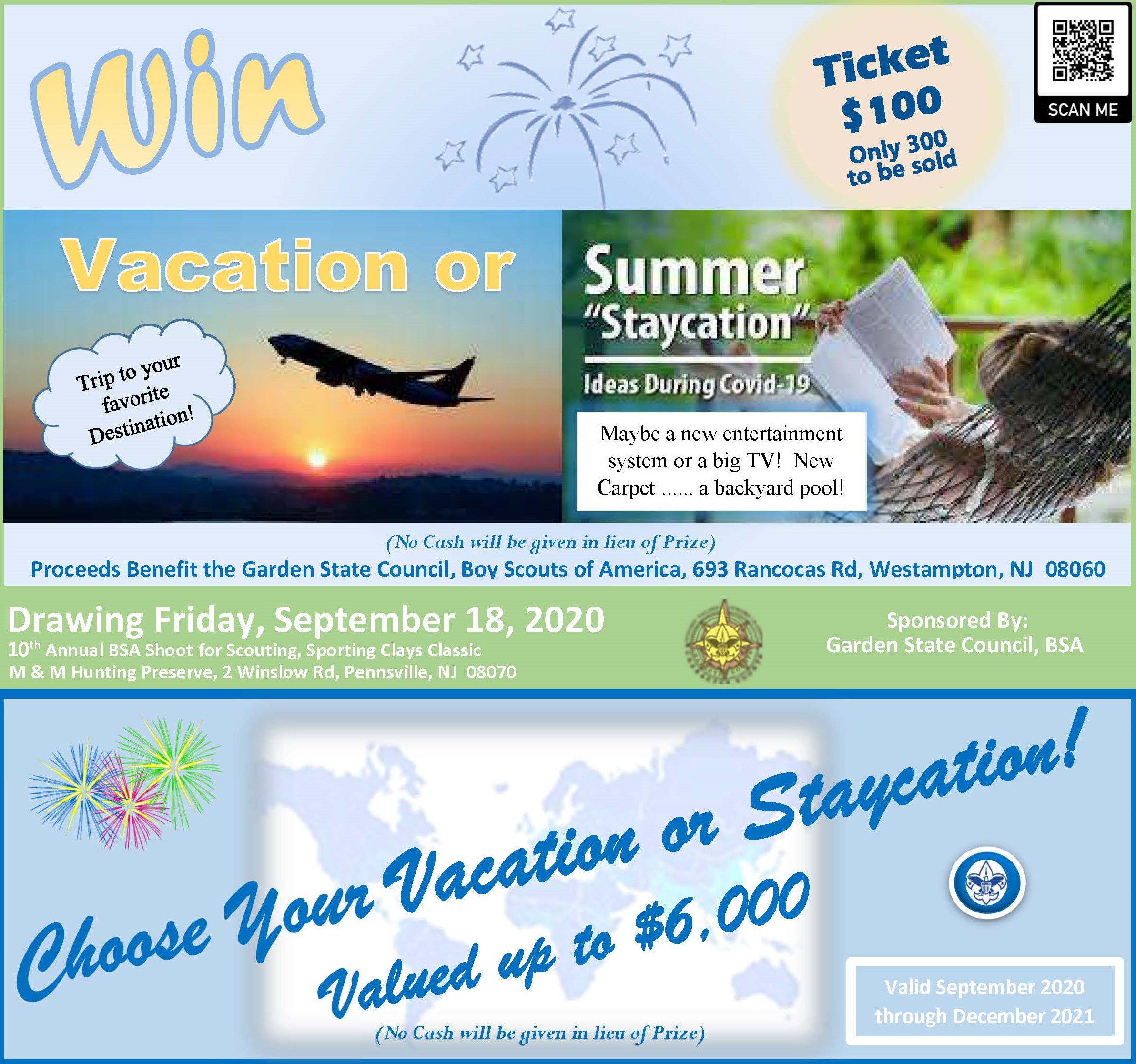 Vacation Raffle | Garden State Council