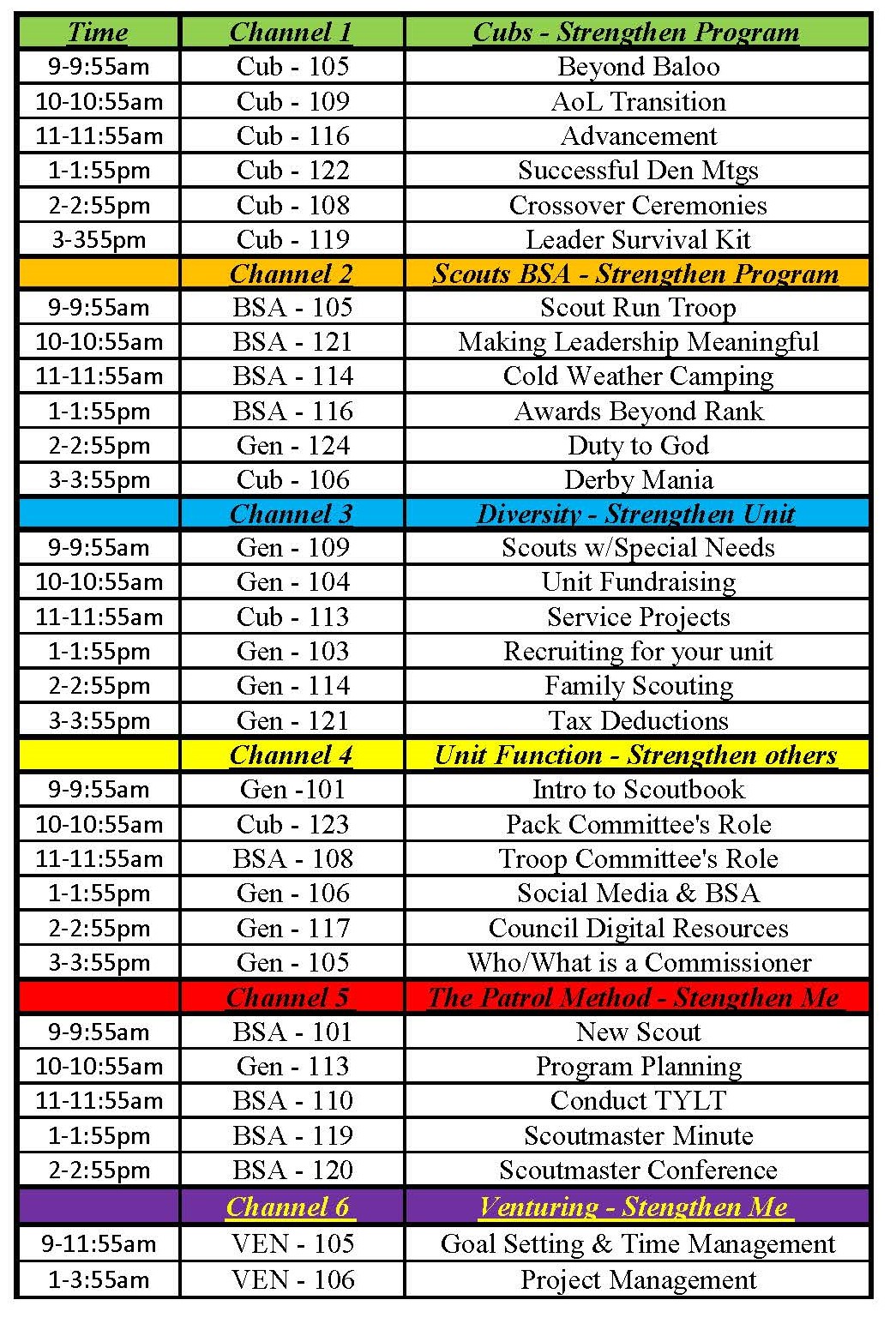 Garden State Council - University of Scouting